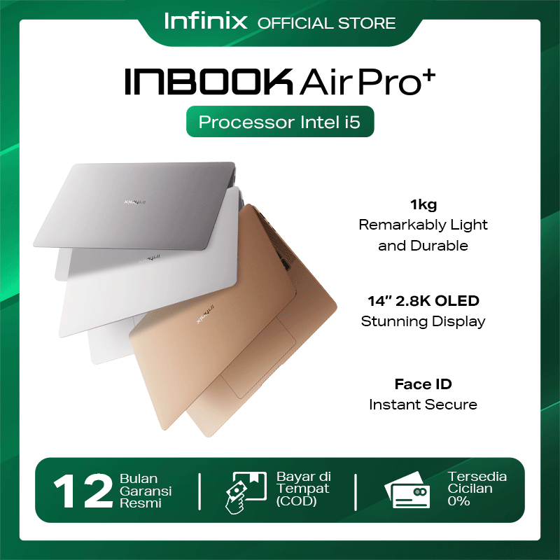 Jual Infinix INBook Air Pro+ XL434 14 - Intel Core i5-1334U - 14 inch 2 ...
