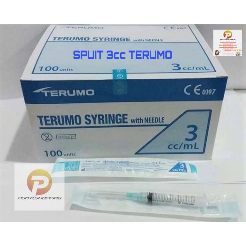 Jual SPUIT 3 cc TERUMO | Shopee Indonesia