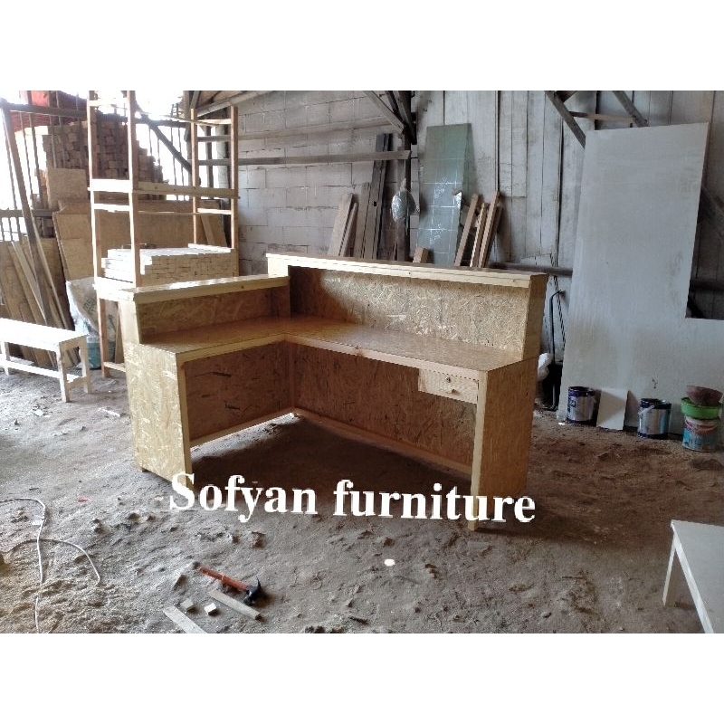 Jual meja bar cafe /meja resto / meja warkop / meja bar/ meja kasir ...