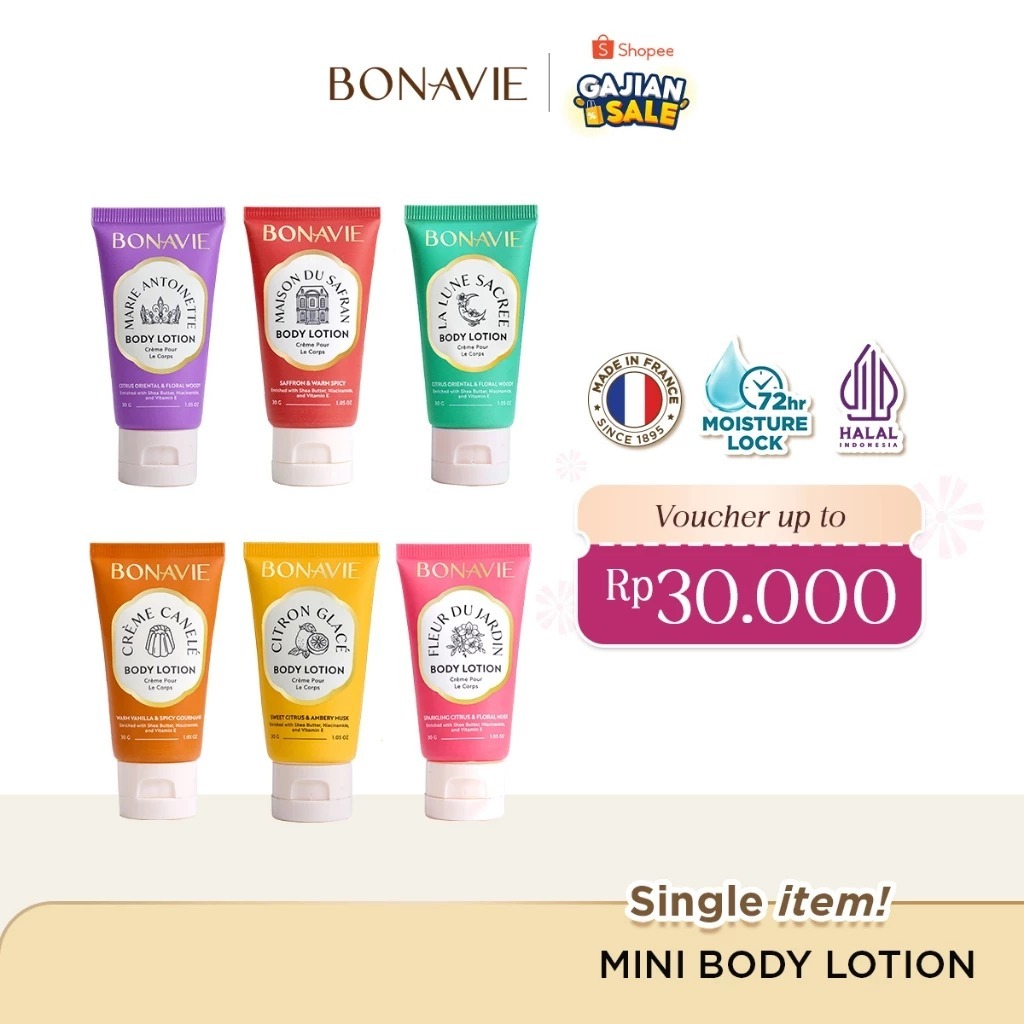 Jual Bonavie Body Lotion Minis Edition 30gr | Shopee Indonesia