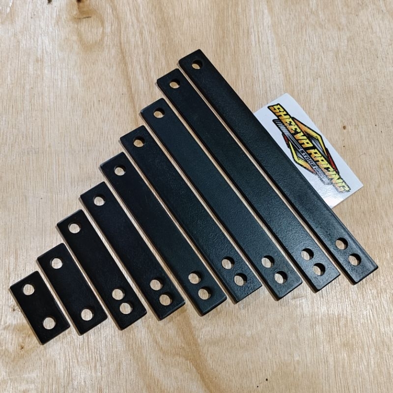 Jual BREKET PLAT BESI TEBAL 5MM LEBAR 2.5CM MODEL LURUS LUBANG BAUT ...