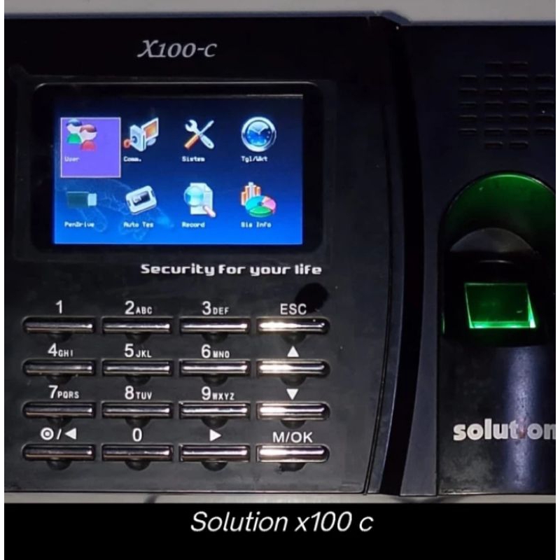 Jual Mesin Absen Fingerprint Solution X100c (bekas/second) | Shopee ...