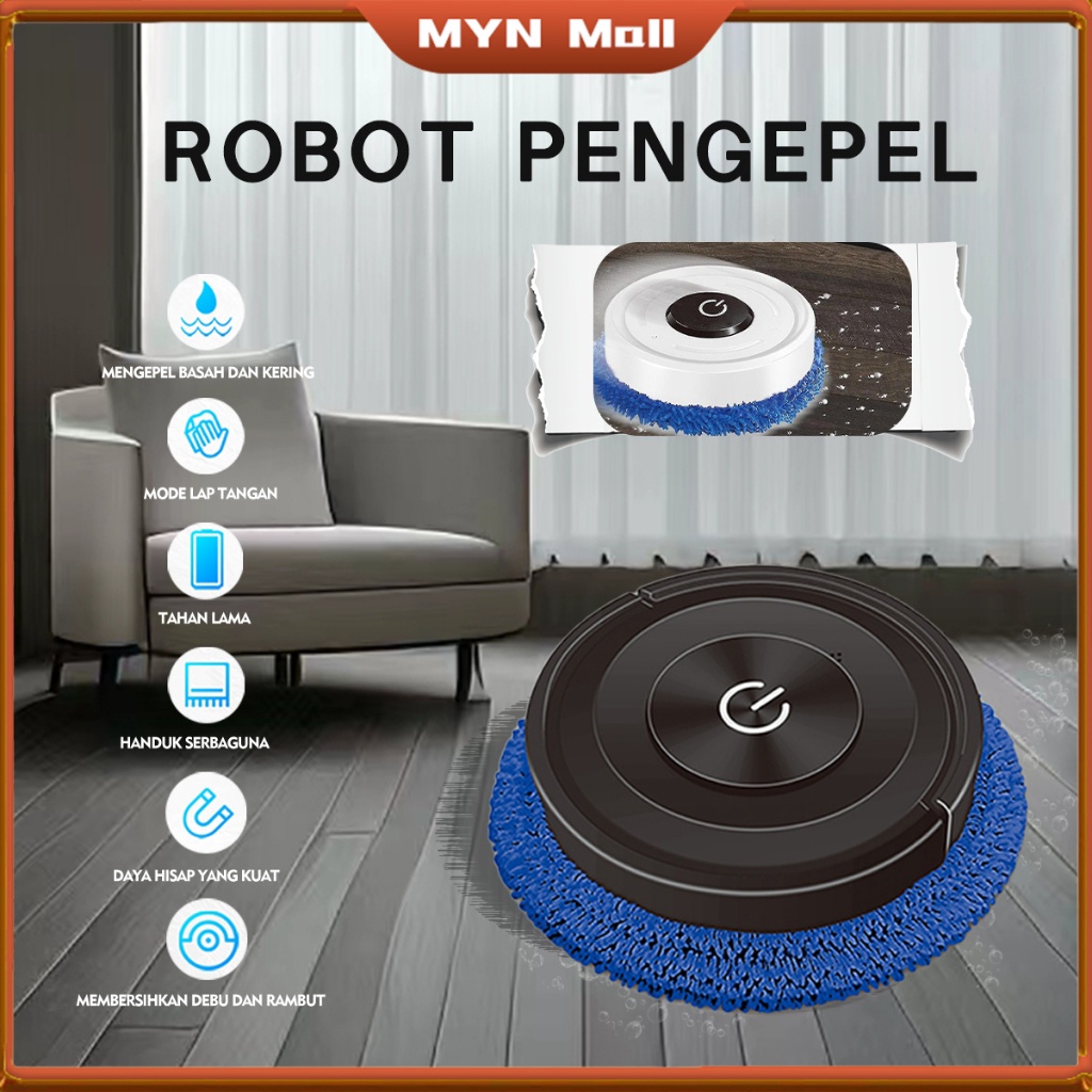 Jual MYN Mall Sweeping Mopping Cleaner Robot ROBOT PENGEPEL LANTAI ...