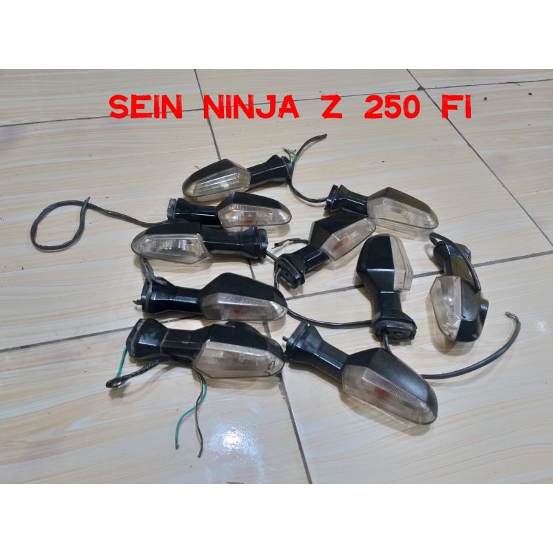 Jual lampu sein riting kanan kiri kawasaki ninja z 250 fi original 2nd copotan | Shopee Indonesia