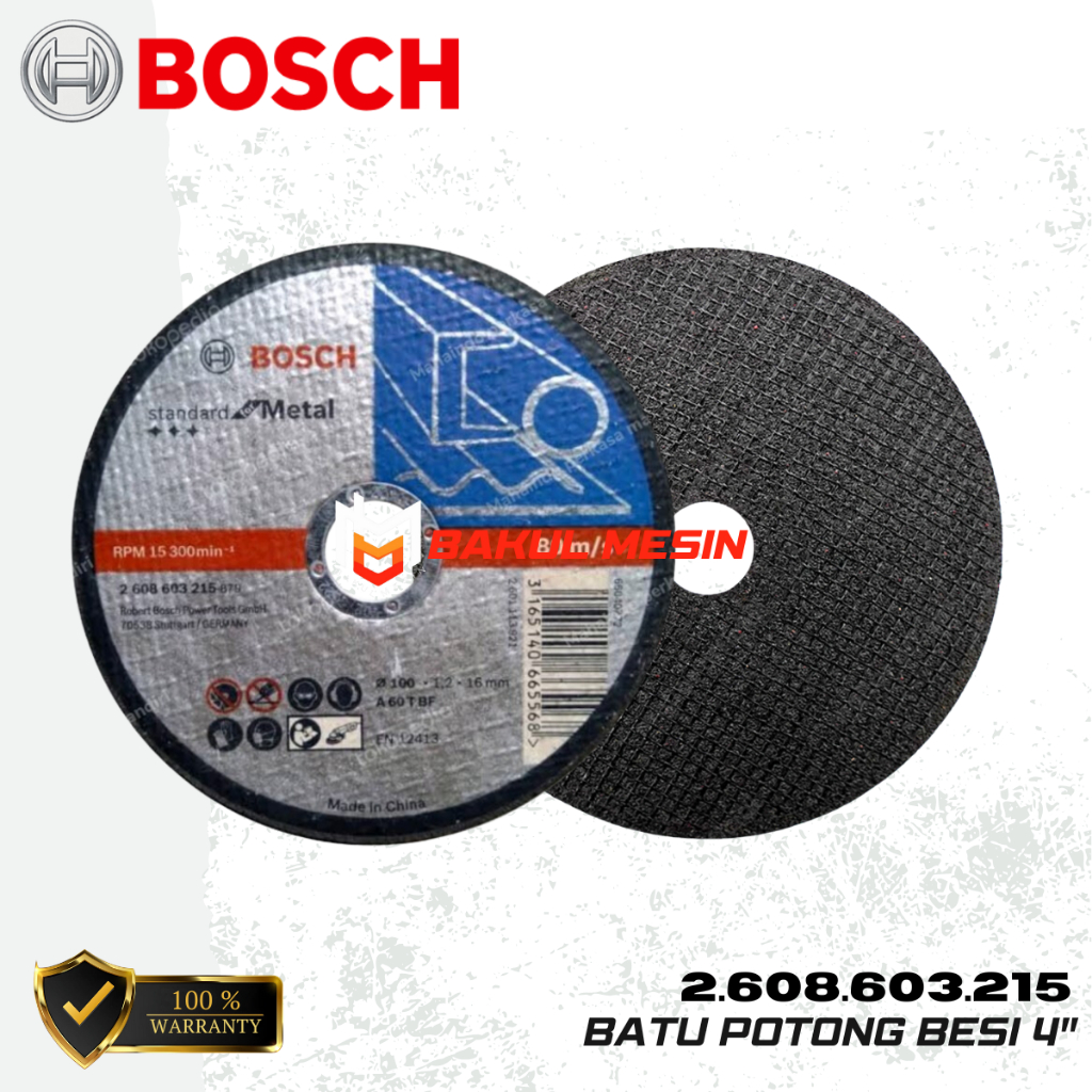 Jual BOSCH 215 cutting wheel 4" Batu potong besi disc Mata gerinda | Shopee Indonesia