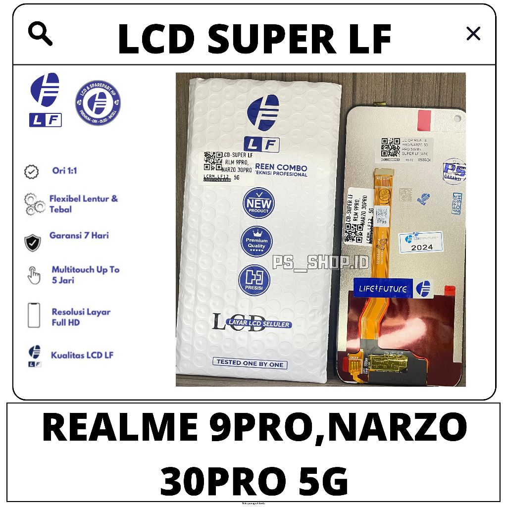 Jual LCD REALME 9 PRO / Q5 / NARZO 30 PRO 5G FULLSET TOUCHSCREEN LIFE ...