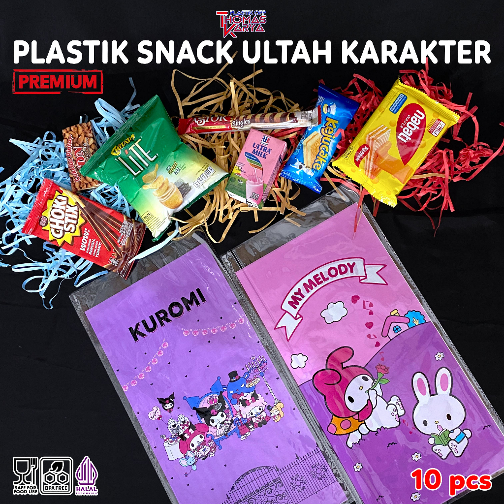 Jual Plastik Ulang Tahun 20x40 25x50 isi 10 OPP Bingkisan Snack Ultah ...