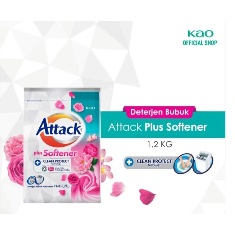 Jual Attack Plus Softener Paket 3 Pack | Shopee Indonesia
