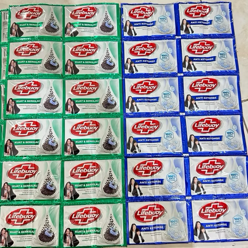 Jual (72PCS) LIFEBUOY SHAMPOO SACHET 9ML 6 RENTENG | Shopee Indonesia