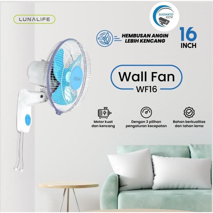 Jual LUNA LIFE, ADVANCE KIPAS ANGIN WALL FAN 16"inch dan 18''inch WF 16 WF 18 WF 1835 WF 1830 WF ...