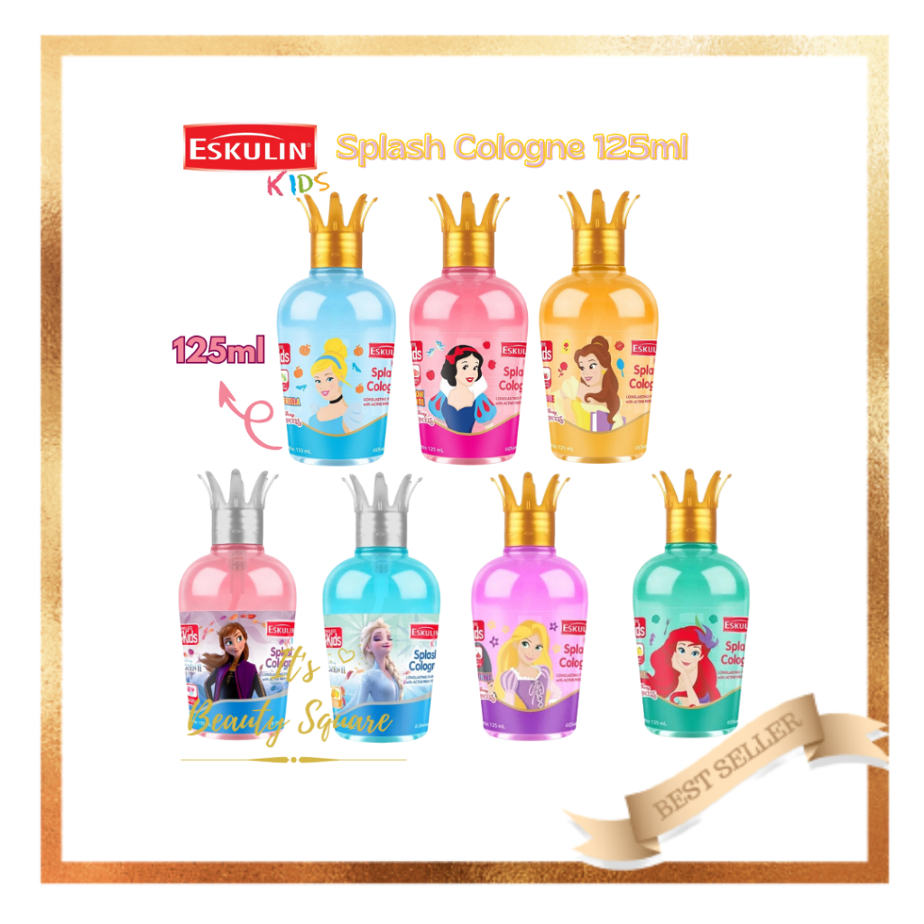 Jual ESKULIN Kids Splash Cologne edisi Disney PRINCESS 125ML | Shopee ...