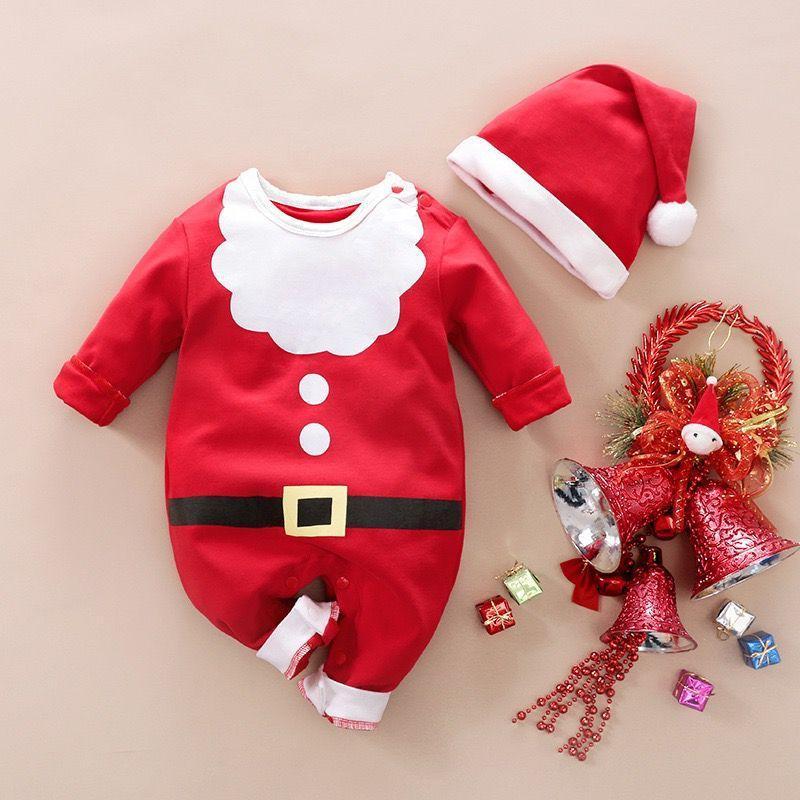 Jual Jumper bayi natal motif santa merah usia 0-18 bulan / baju bayi ...
