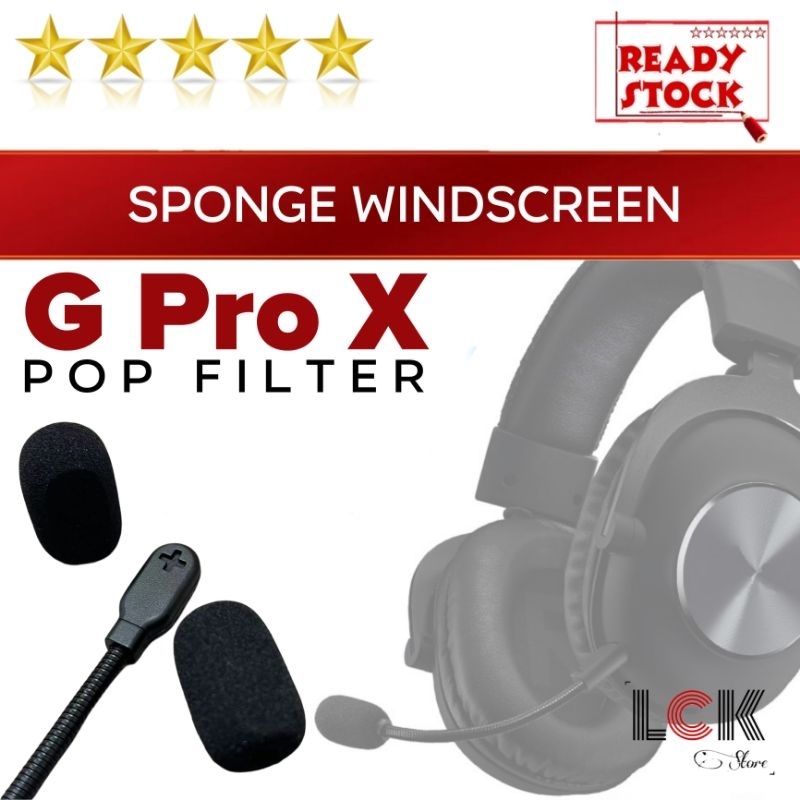 Jual Busa microphone Logitech G Pro X - sponge Windscreen pop filter ...