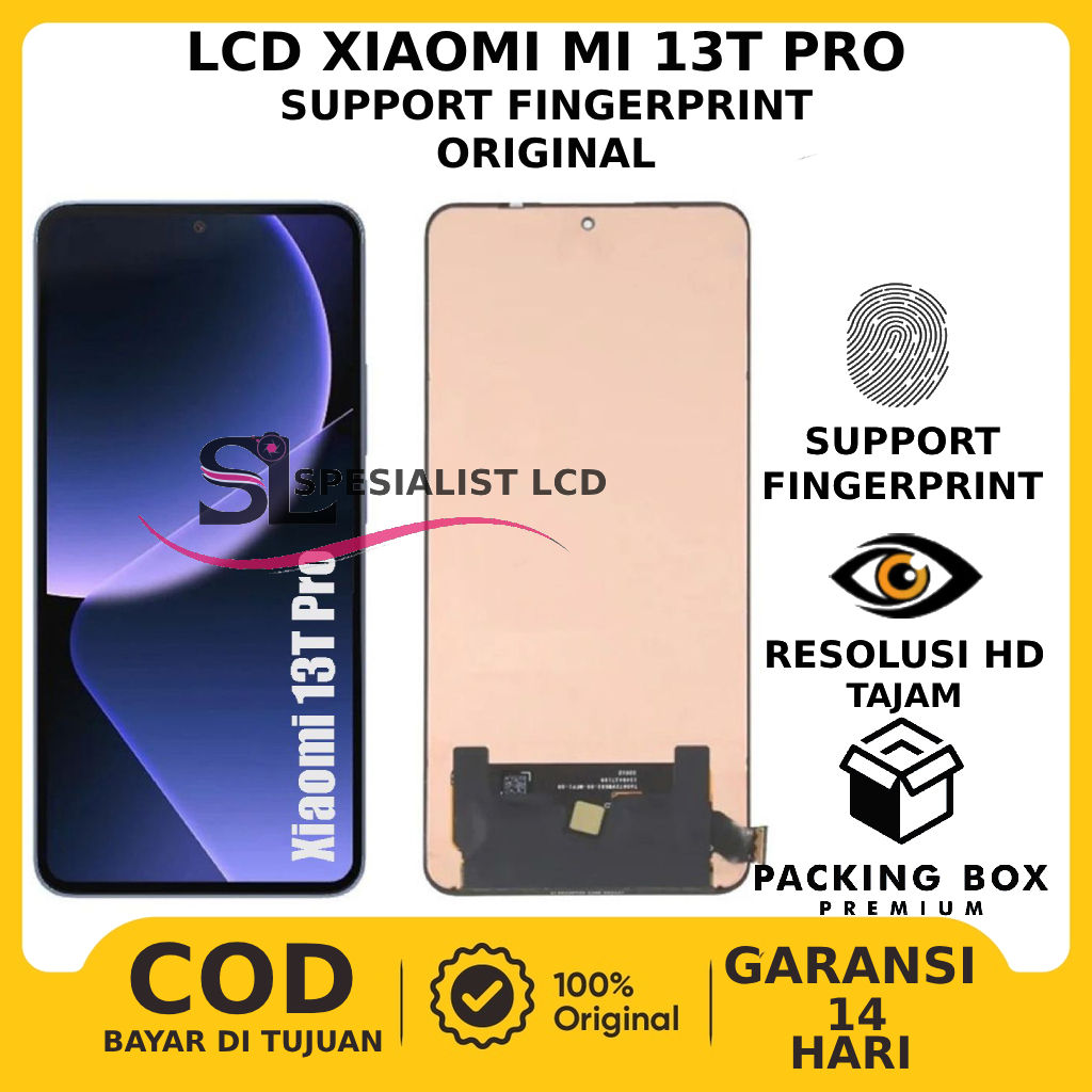 Jual LCD TOUCHSCREEN XIAOMI MI 13T PRO SUPPORT FINGERPRINT ORIGINAL ...