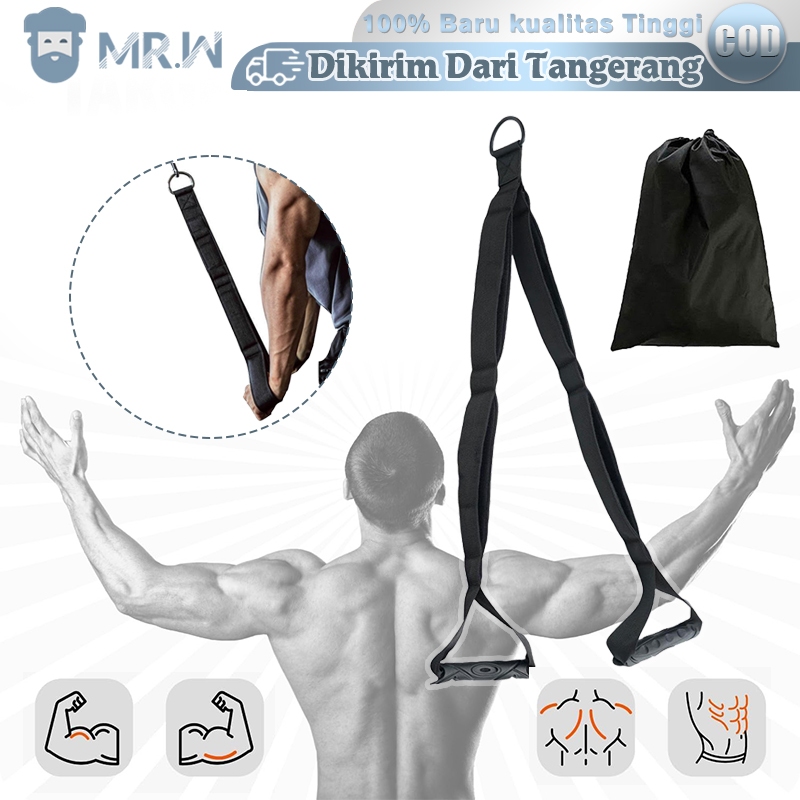 Jual Strap Fitness Handle Multi Grip Tricep Rope Tali Triceps Pull Down ...