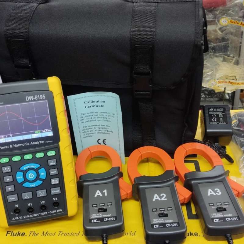 Jual Lutron DW-6195 Three Phase Power Analyzer with harmonic ...