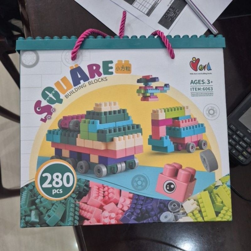 Jual square building blocks (280pcs) | Shopee Indonesia