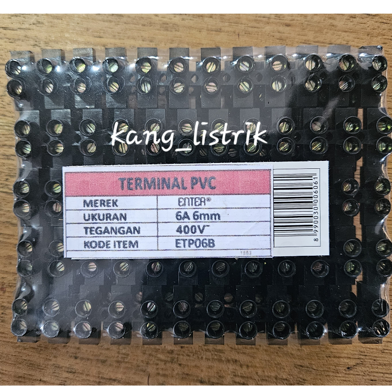Jual Krustin Enter / Terminal Block / Terminal Blok Plastik 6mm - 5A ...