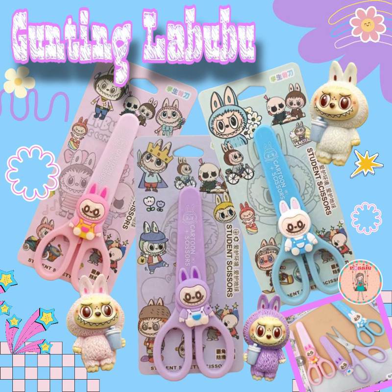 Jual Gunting Labubu/Gunting Lucu Berkarakter Labubu Gunting Mini ...