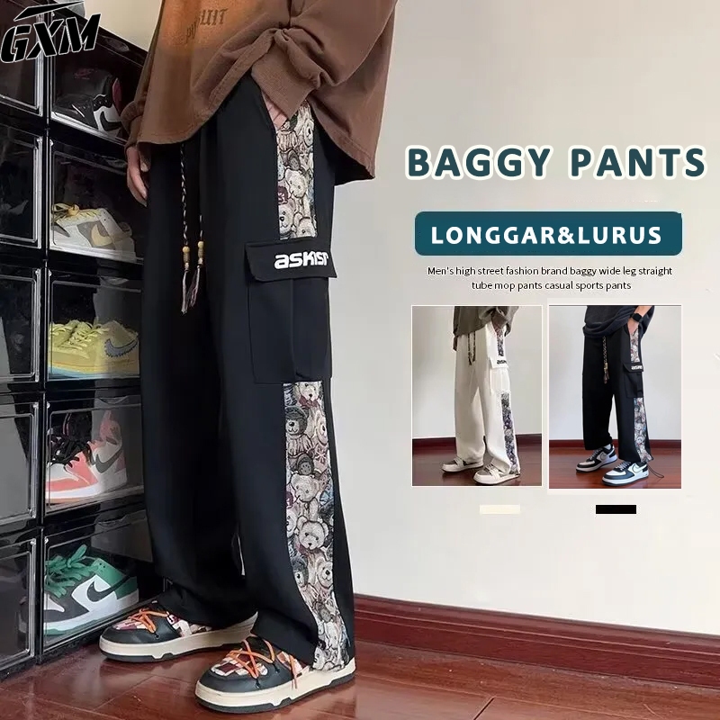 Jual celana cargo Panjang Pria korean style Celana panjang cowok keren Celana panjang pria ...