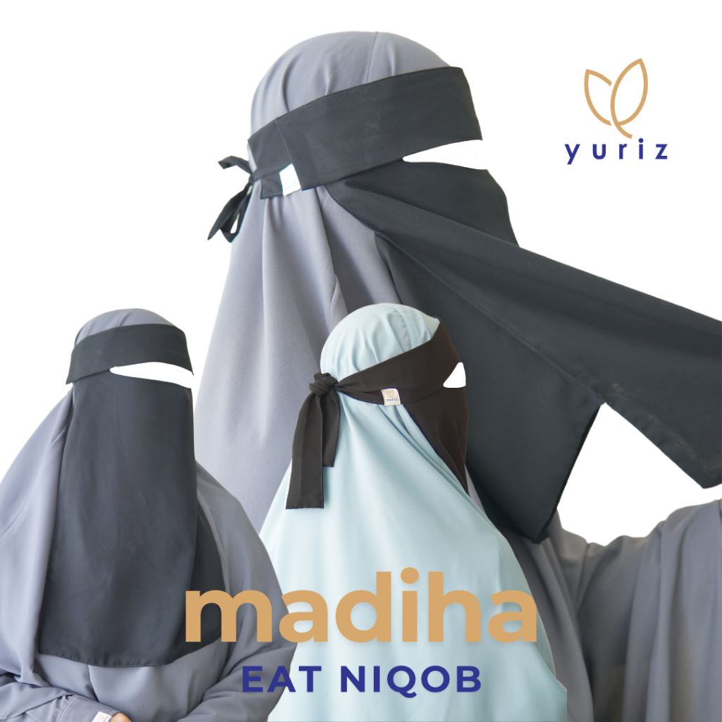 Jual Yuriz Niqab Eat Niqob Makan Cadar Poni Bandana Sifon Arab Premium ...