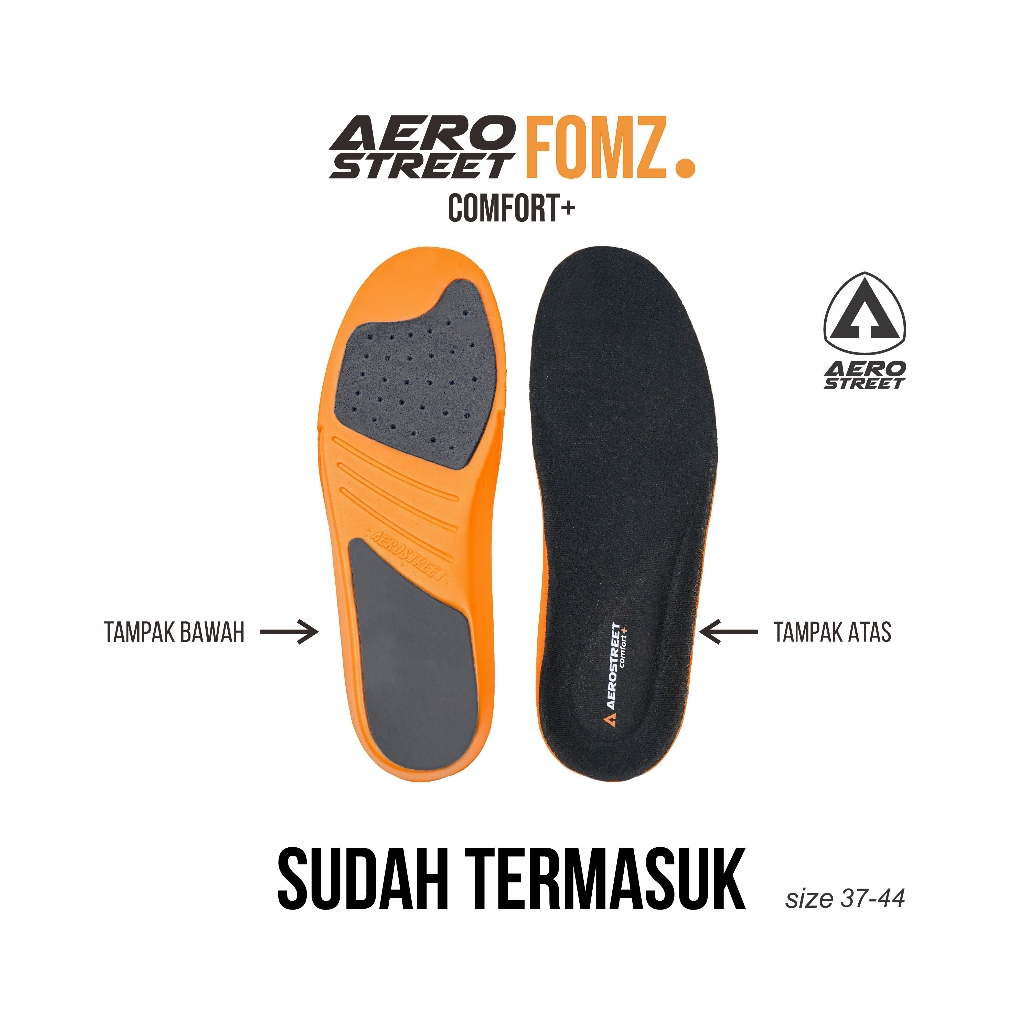 Jual Aerostreet 37-44 Austin Coklat Tua Hitam Hitam - Sepatu Sneakers ...