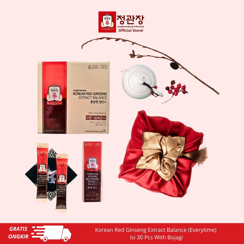 Jual Special Package BOJAGI Korean Red Ginseng Extract Balance ...