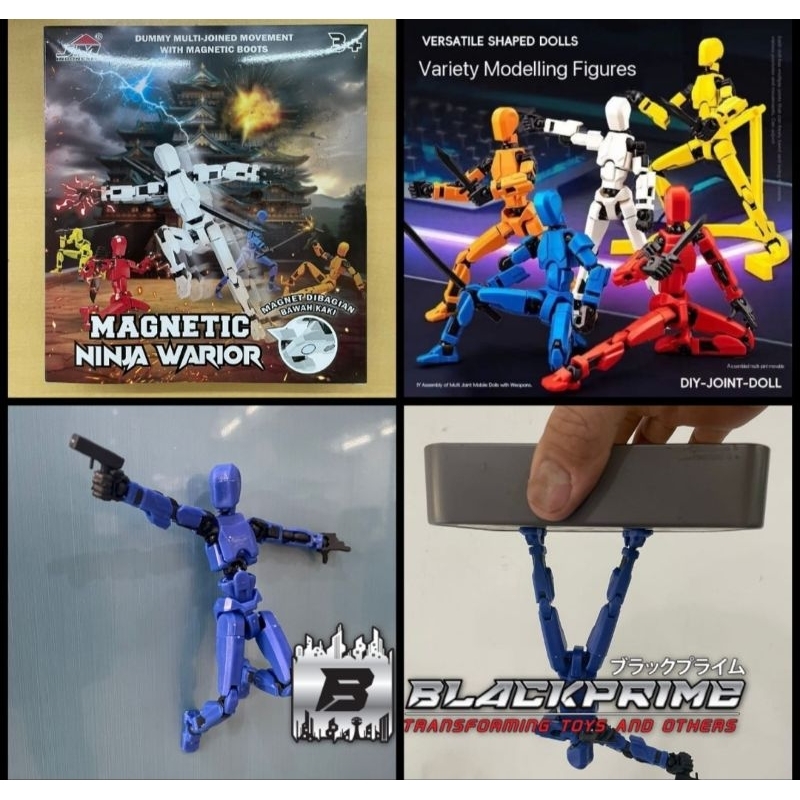 Jual Mainan Dummy Stick Warrior 3D Articulated Figure Model Kit ...