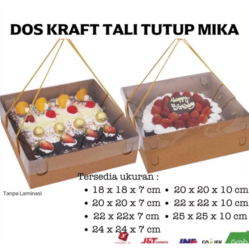 Jual kotak bolu kraf ‘tali’ isi 5 pcs | Shopee Indonesia