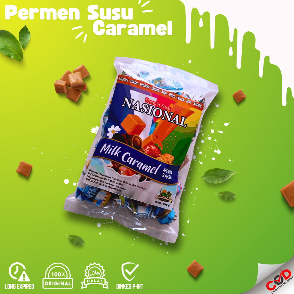 Jual Permen Susu Sapi Caramel Makanan Ringan Oleh-Oleh Khas Pangalengan ...