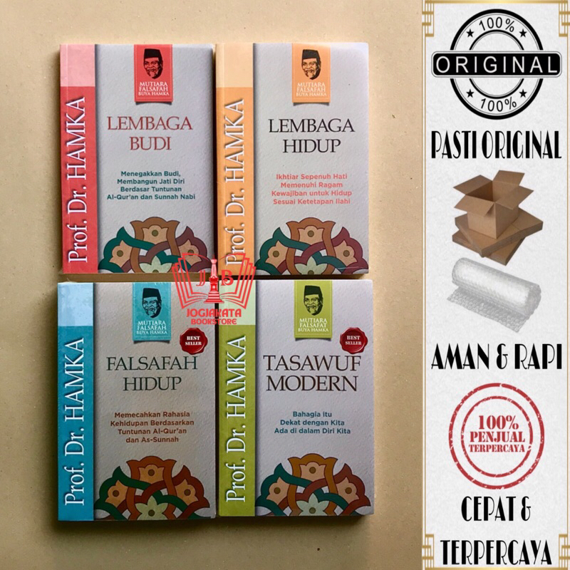 Jual Paket Buku Falsafah Buya Hamka - Falsafah Hidup, Tasawuf Modern ...