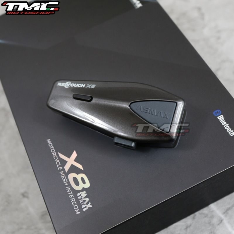 Jual Interkom intercom bluetooth headset helm Retouch X8 | Shopee Indonesia