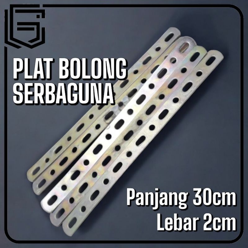Jual Besi Plat Bolong Serbaguna Braket Multifungsi | Shopee Indonesia