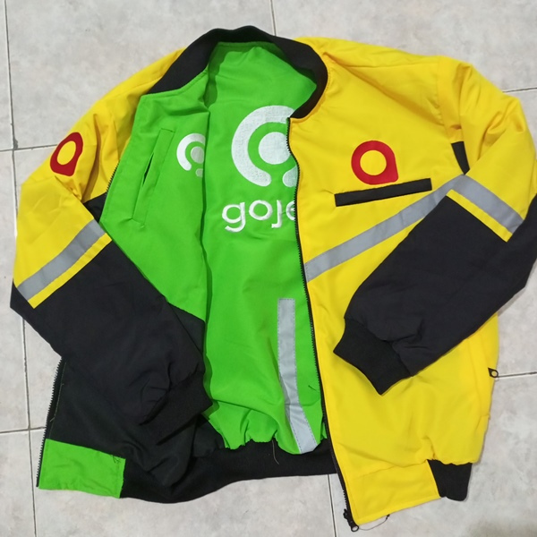 Jual JAKET GOJEK BOLAK BALIK MAXIM KEREN REALPICT ANTI AIR | Shopee ...