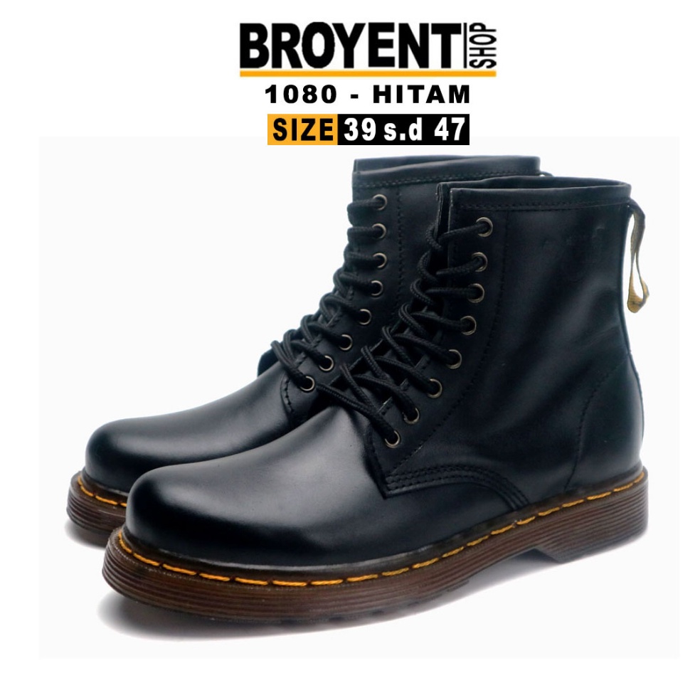Jual Harga TERMURAAH Sepatu Boots Pria Docmart Kulit Sapi 8 Hole size ...