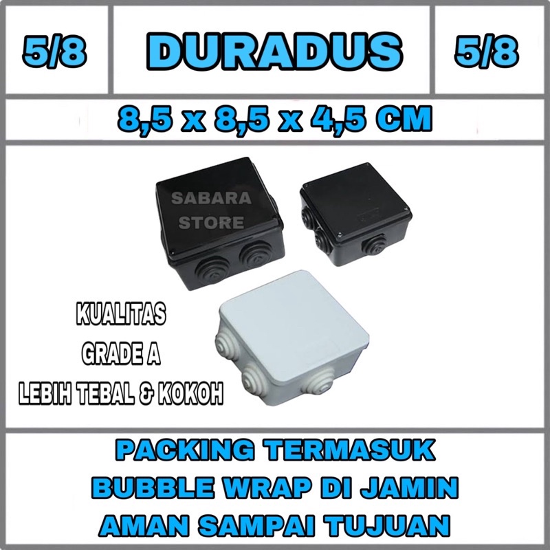 Jual Doradus Dorados Duradus Junction BOX CAMERA CCTV 58 waterproof ...