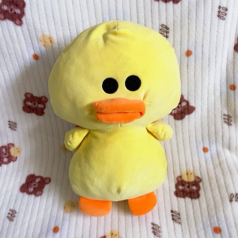 Jual BONEKA SALLY LINE FRIENDS BEBEK AYAM KUNING PRELOVED 36CM | Shopee ...