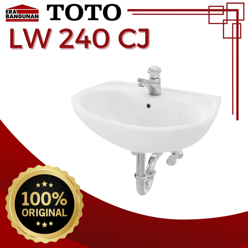 Jual WASTAFEL TOTO LW 240 CJ KOMPLIT SET | Shopee Indonesia