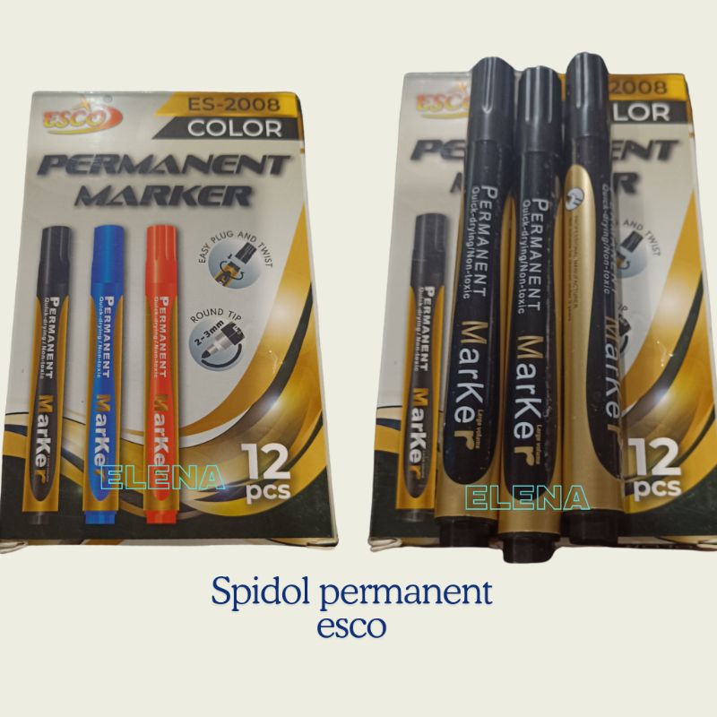 Jual spidol permanent/spidol marker hitam/spidol murah meriah/spidol ...