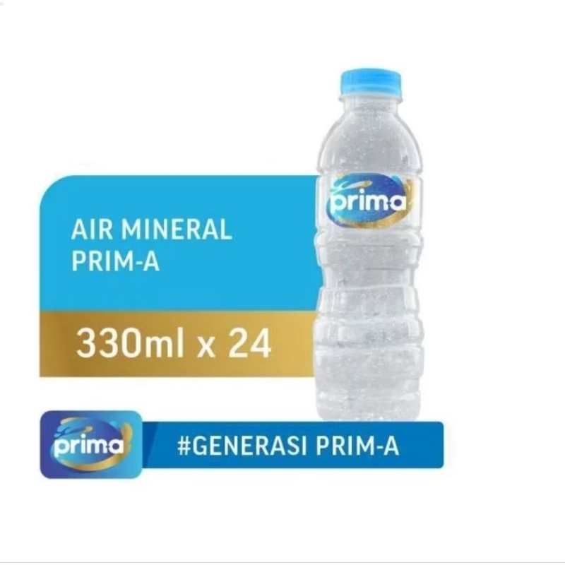 Jual PRIMA BOTOL 330 ml AIR MINERAL 1 DUS ISI 24 | Shopee Indonesia