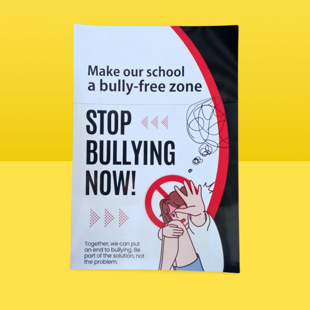 Jual Poster Stop Bullying | Poster Make Our School a Bully Free Zone ...