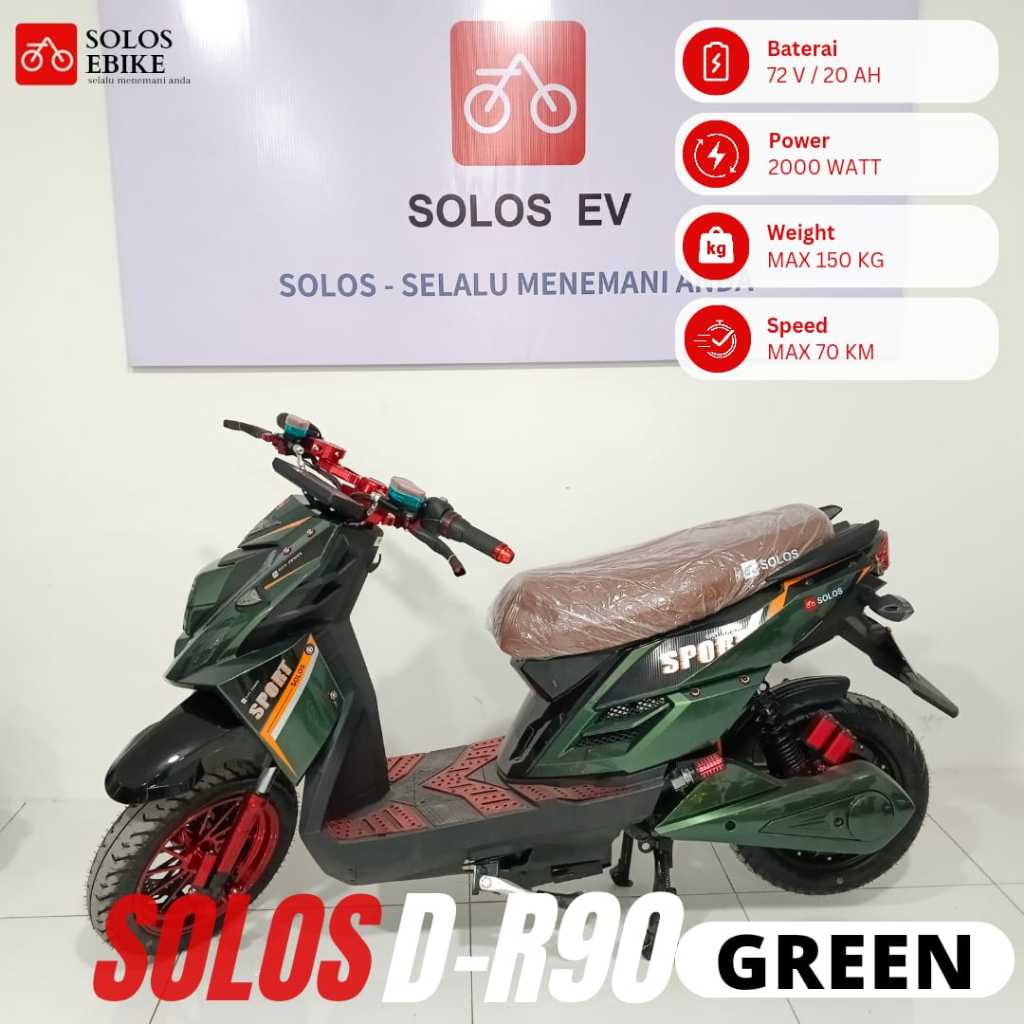 Jual Spesial Harga! MOTOR LISTRIK Solos DR90 PERFORMA TINGGI | Sepeda ...