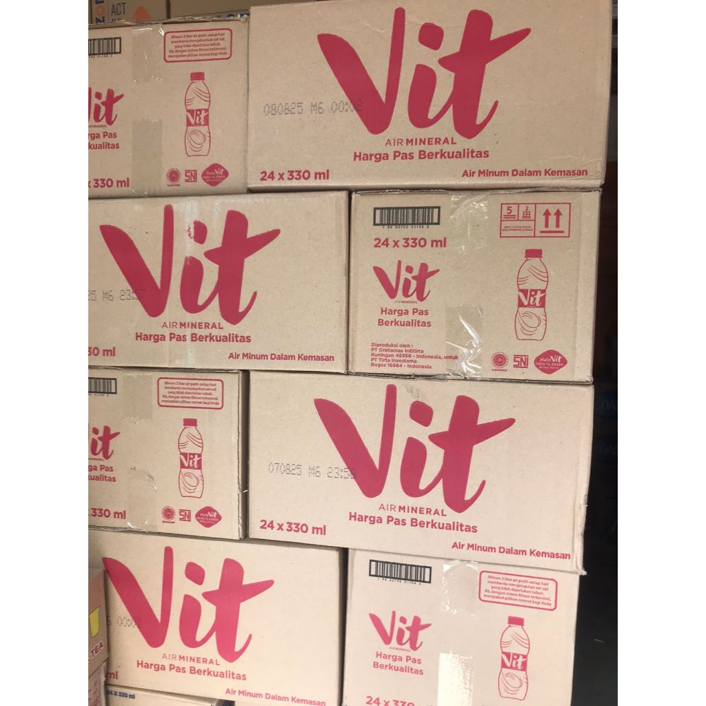 Jual Vit 330ml 1 dus isi 24 botol | Shopee Indonesia