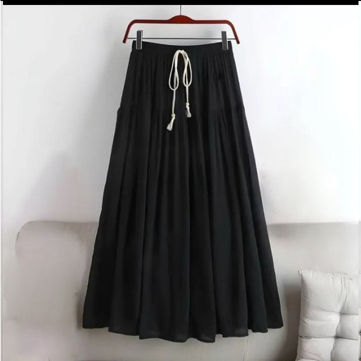 Jual Rok bawahan wanita Rok bahan CRINKLE Honey Skirt korean style Rok ...