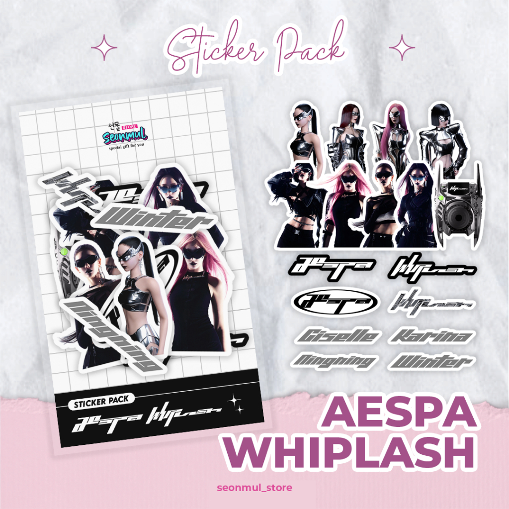 Jual STICKER AESPA WHIPLASH / STIKER KPOP / Sticker Die Cut / Sticker ...