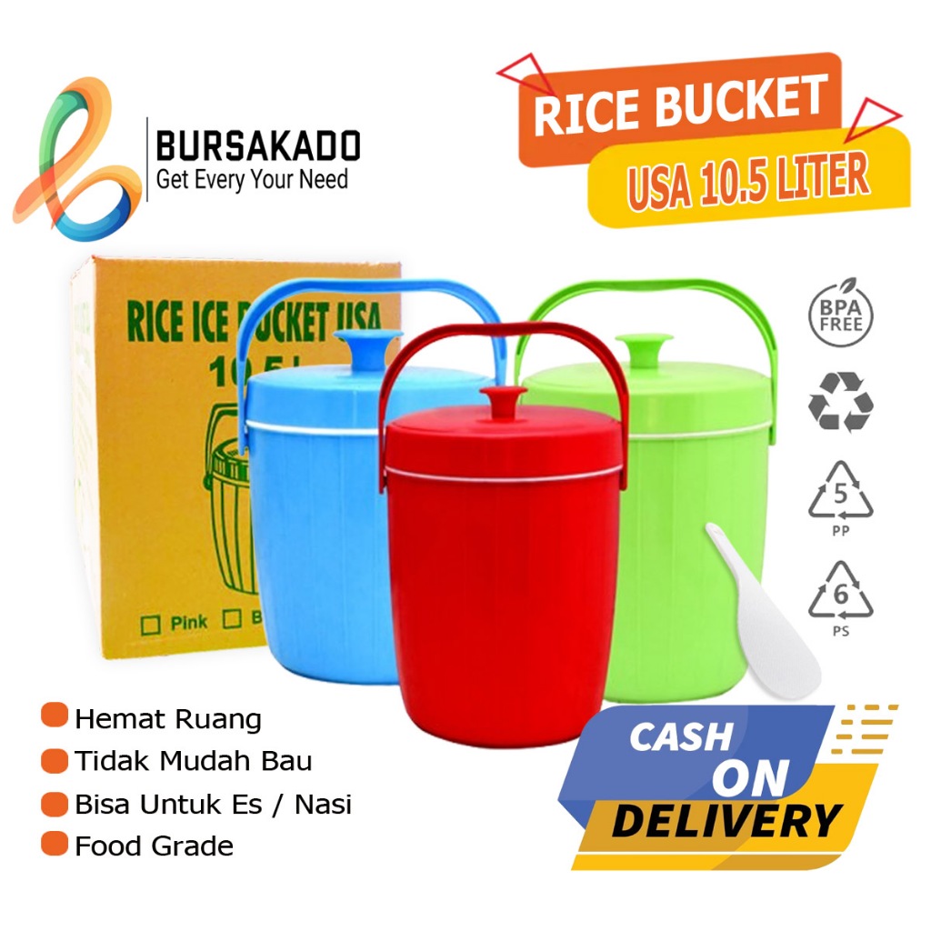 Jual Rice Bucket 10,5 Liter / Termos Nasi / Termos Es Batu / Termos ...