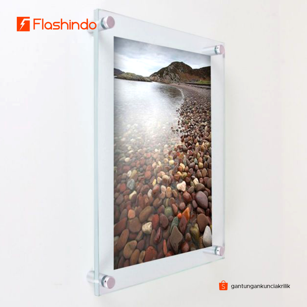 Jual Frame Akrilik / Bingkai Akrilik Tempel Dinding Display Foto / Poster | Shopee Indonesia