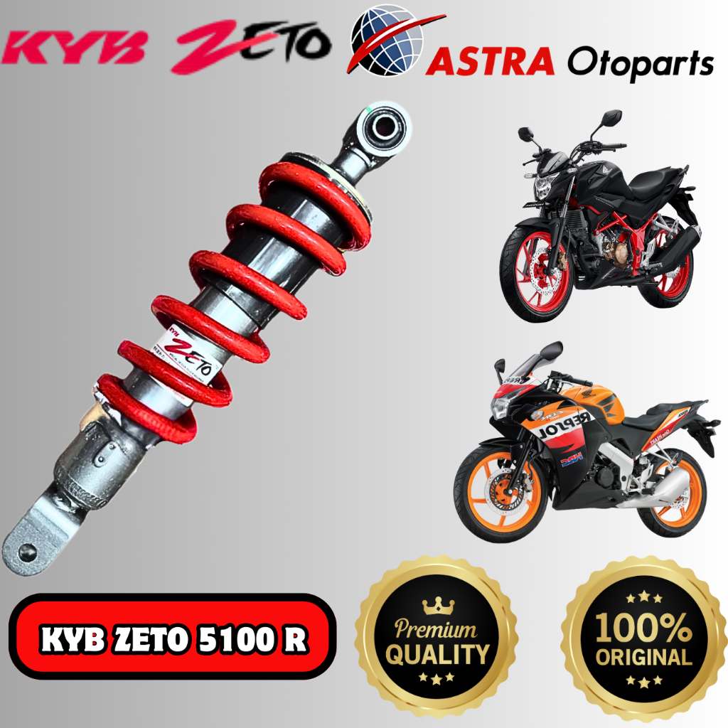 Jual SHOCKBREAKER SHOCK BELAKANG MOTOR HONDA CBR 150 CB 150 R KYB ZETO KAYABA ZETO ORI KYOS ZT ...