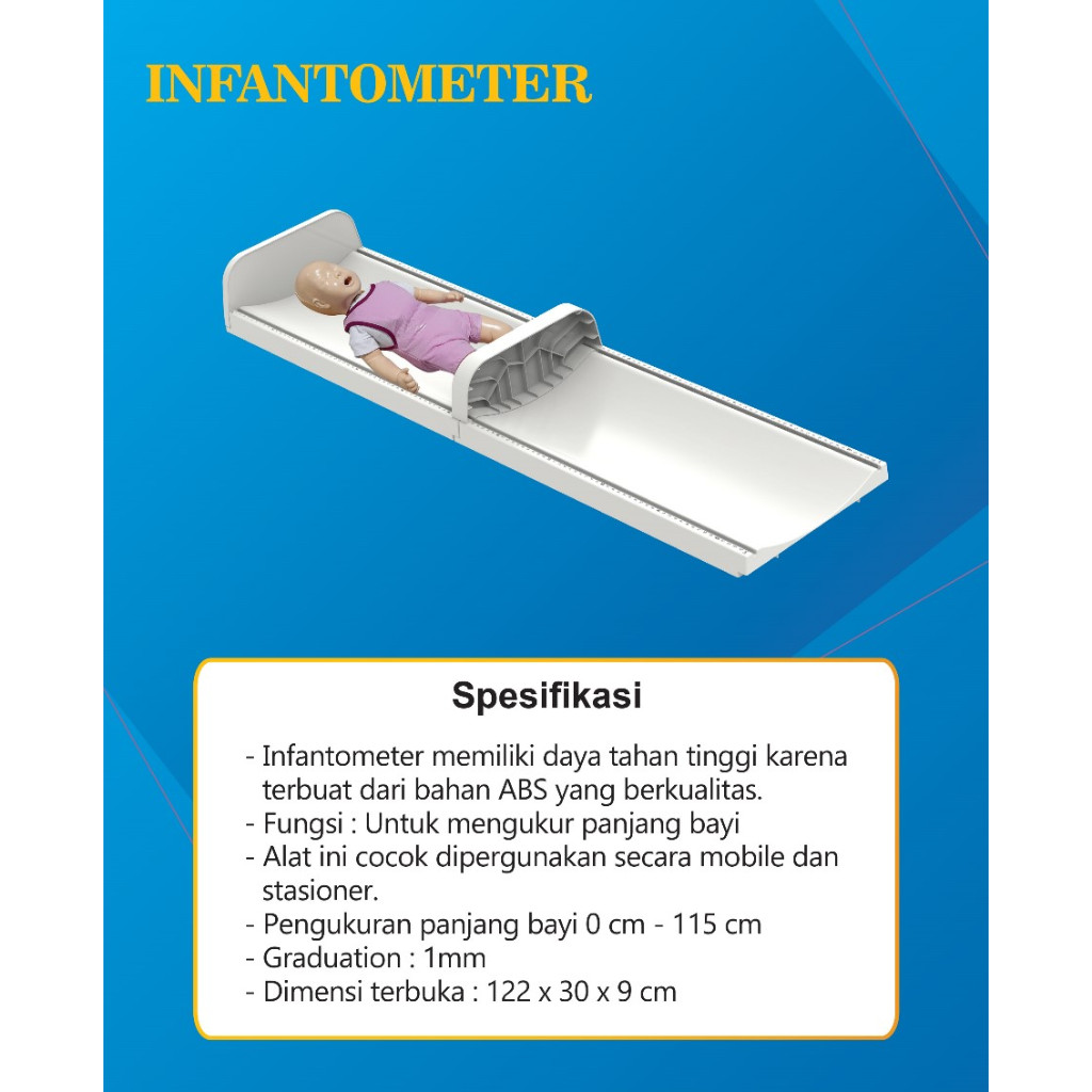 Jual Kenko Baby Lenght board Alat Pengukukur Tinggi Badan Bayi ...