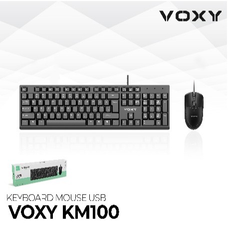 Jual Keyboard Mouse Combo Voxy KM100 - Keyboard Mouse Kabel Voxy KM100 ...